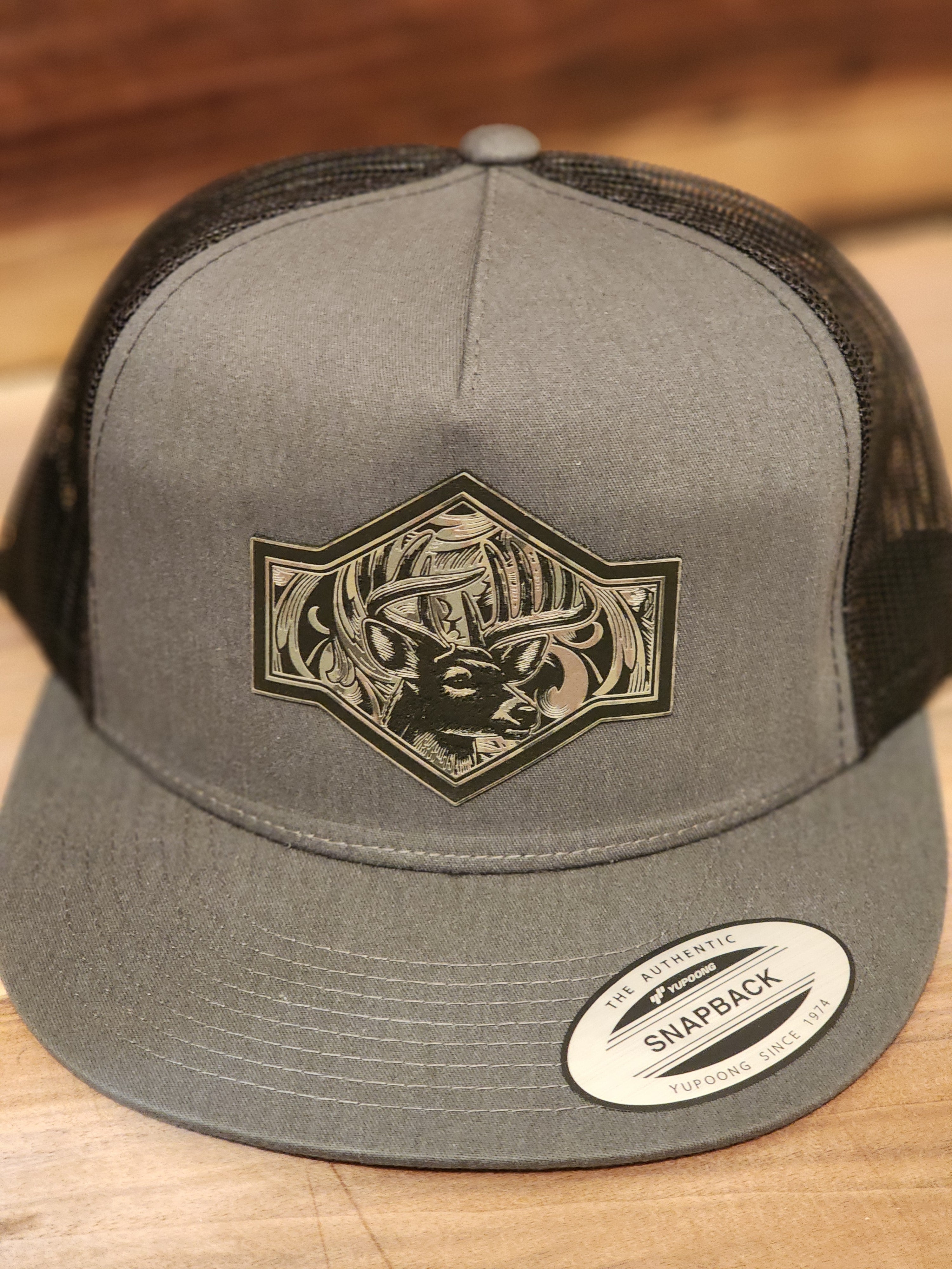 Deer Scroll Work on Camo Patch | The Tool Store