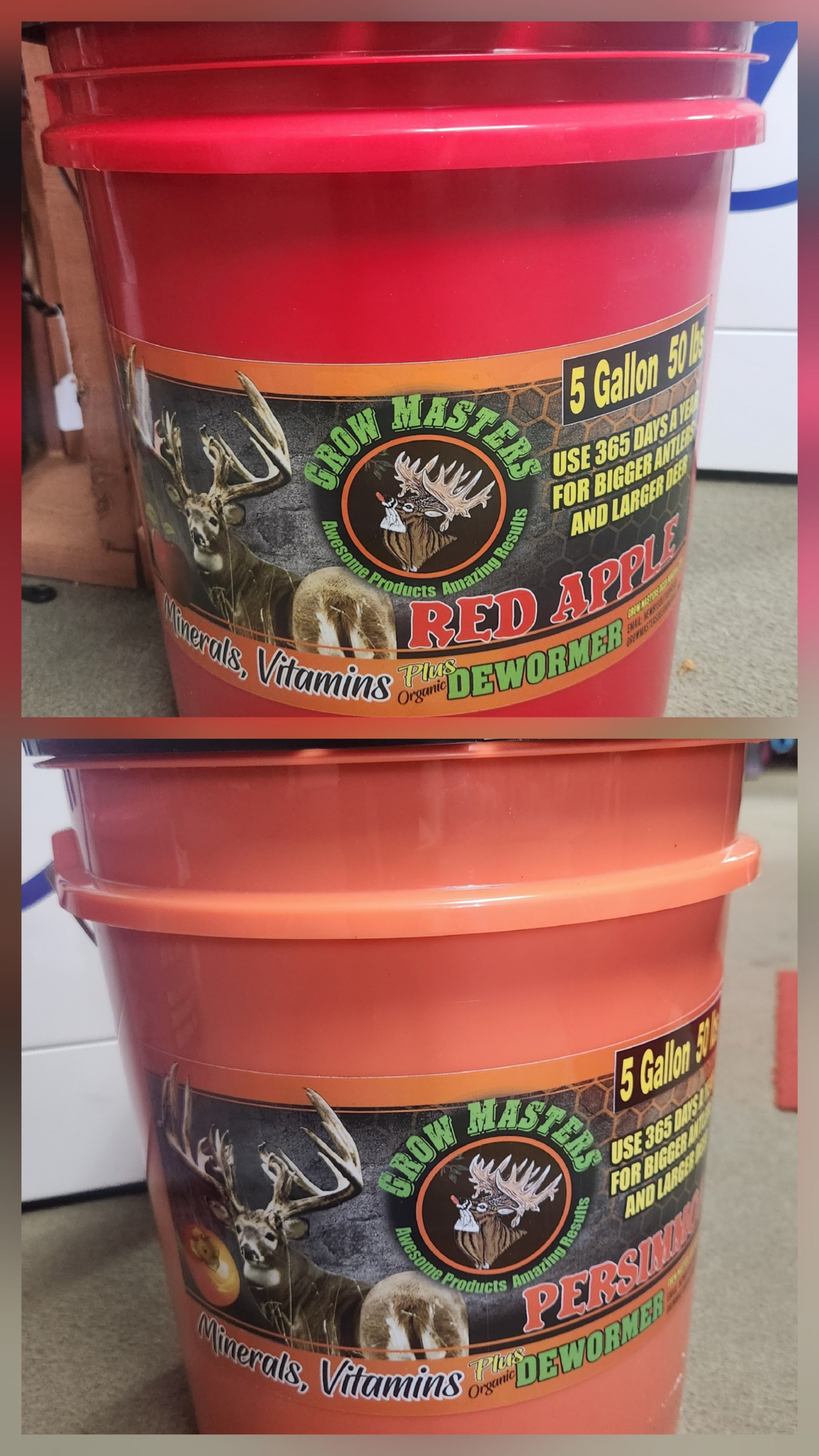 Grow Masters Deer Minerals/Dewormer 5 Gallon 50 Pound bucket | The Tool ...