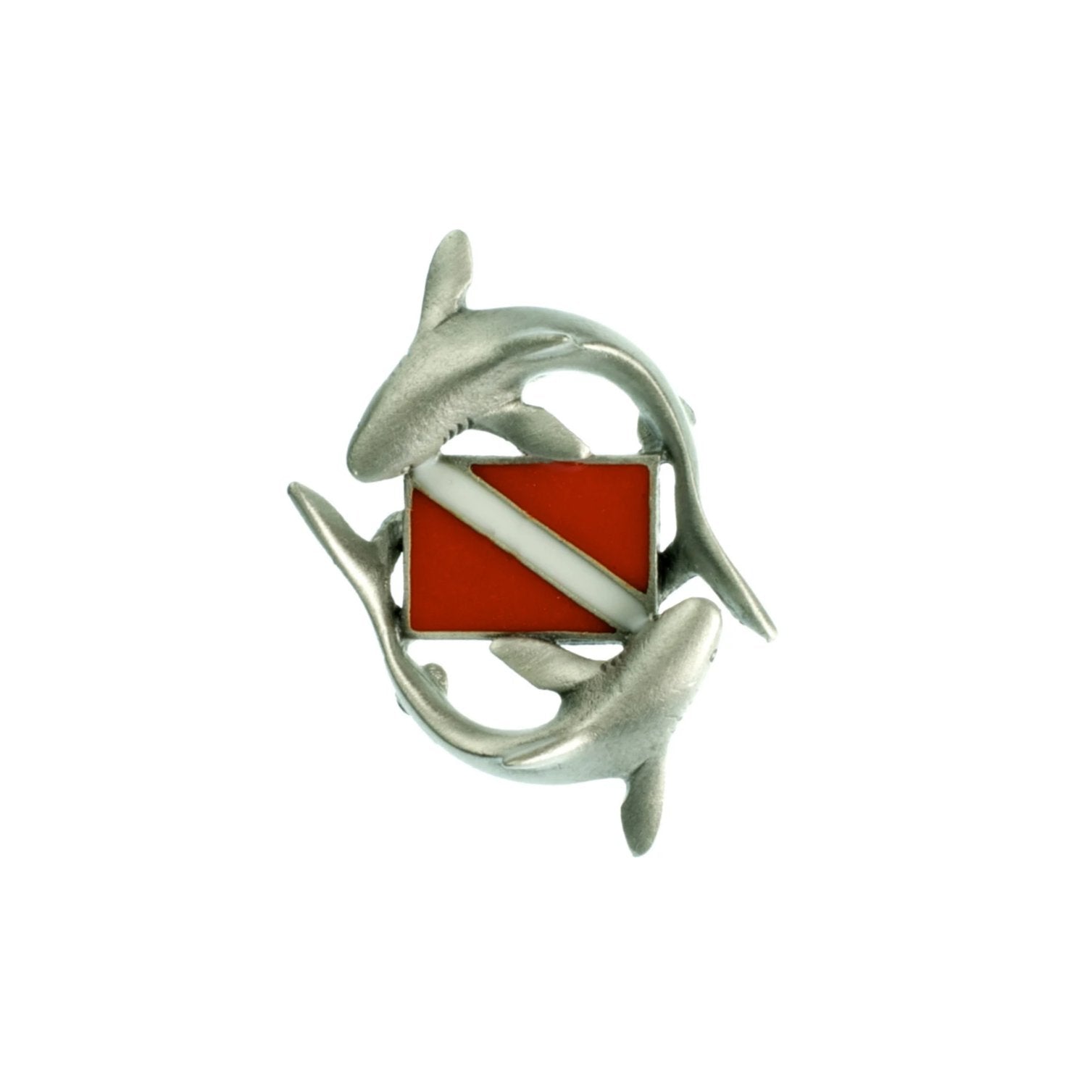 Shark Diver Pin – Diver´s Collection - Pewter | The Tool Store